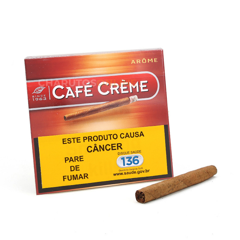 Cigarrilha Cafe Creme Arome - Caixa com 10