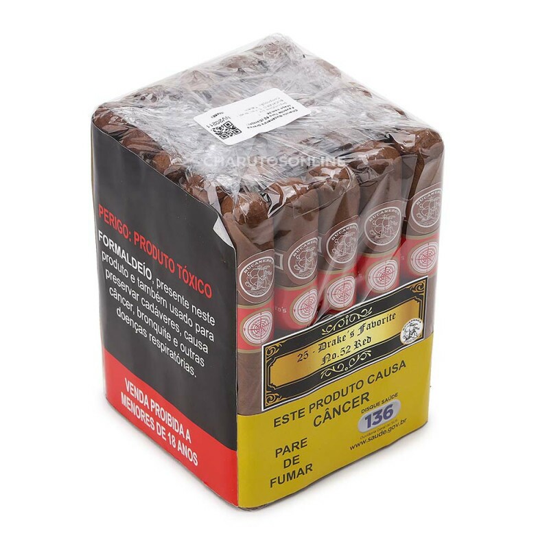 Charuto Bucanero's Drake's Favorite Toro 52 (Corojo) - Maço com 25