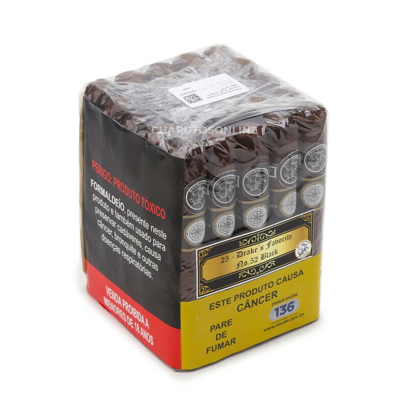 Charuto Bucanero's Drake's Favorite Toro 52 (Maduro) - Maço com 25