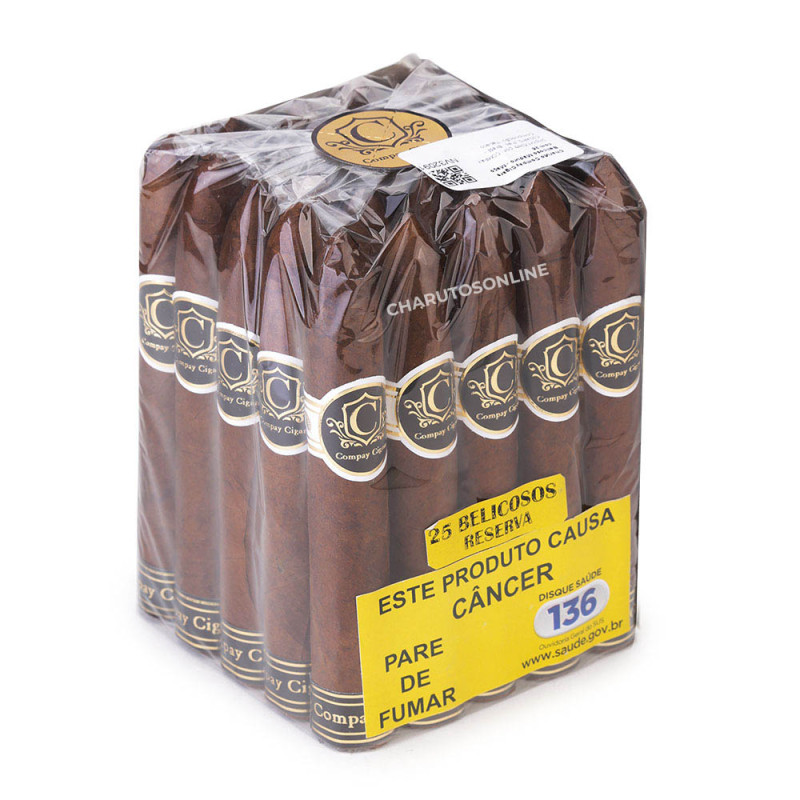 Charuto Compay Cigars Belicoso Maduro - Maço com 25