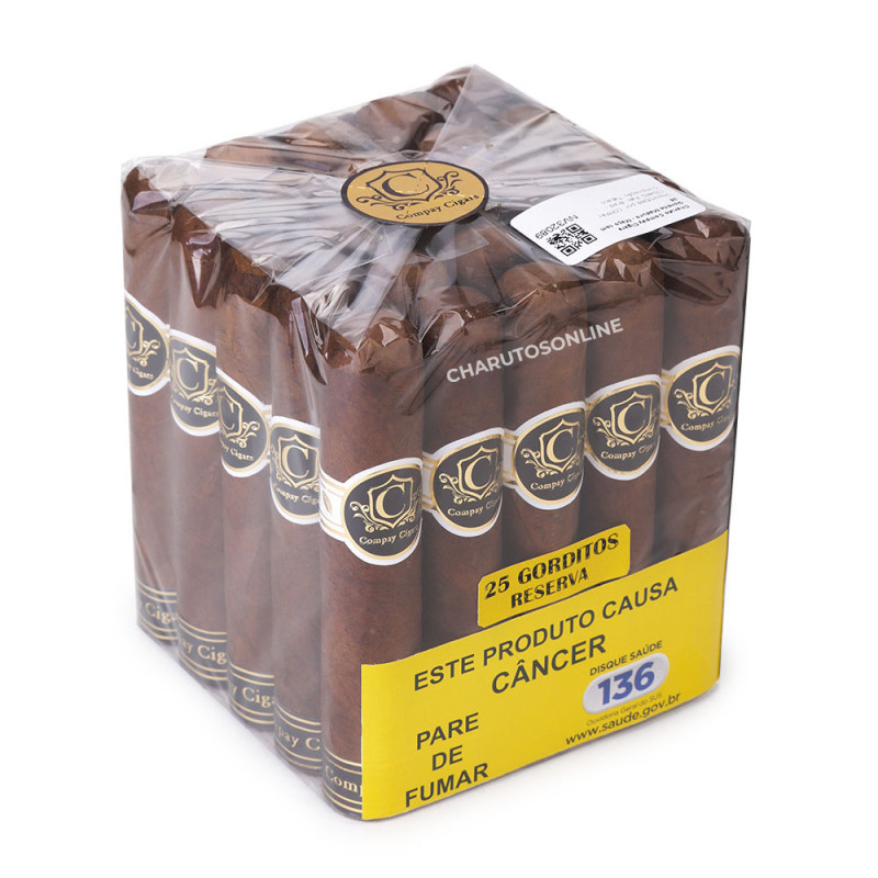 Charuto Compay Cigars Gordito Maduro - Maço com 25