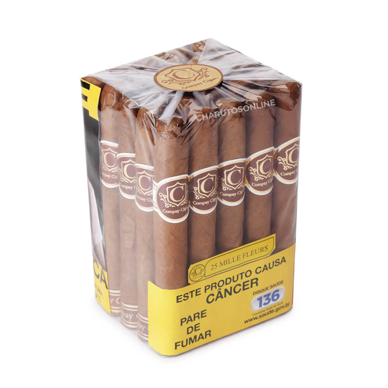 Charuto Compay Cigars Mille Fleur - Maço com 25
