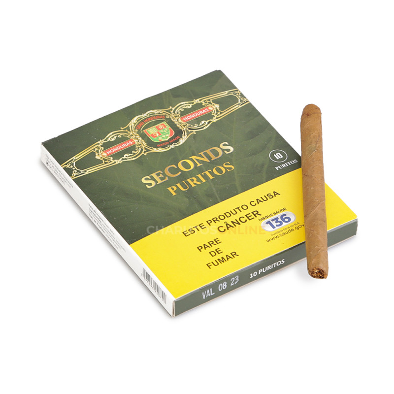 Charuto Gran Honduras Seconds Puritos - Petaca com 10