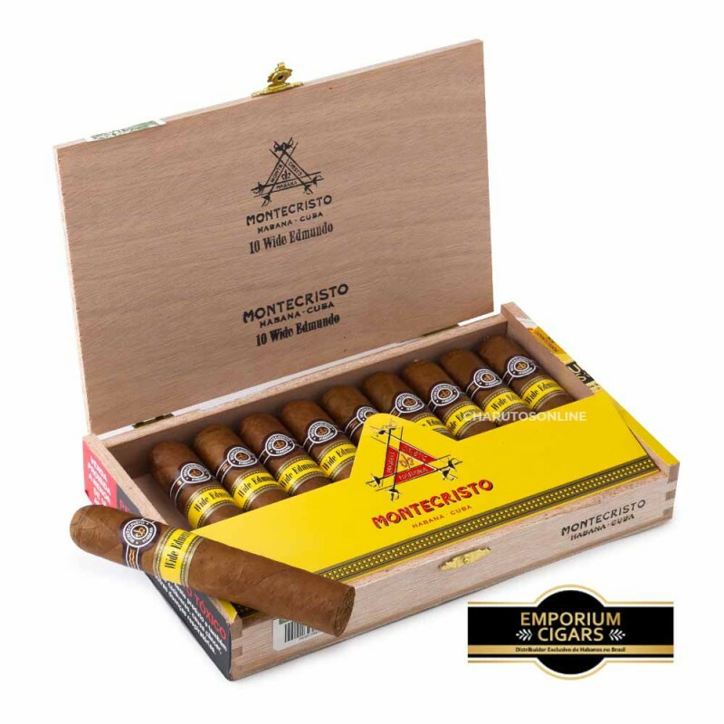 Charuto Montecristo Wide Edmundo - Caixa com 10