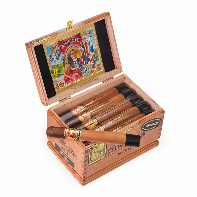 Charuto Arturo Fuente 858 Flor Fina Natural Sungrown - Caixa com 25