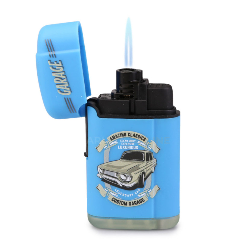 Isqueiro Maçarico Firestar Garage - Azul (1 Chama)