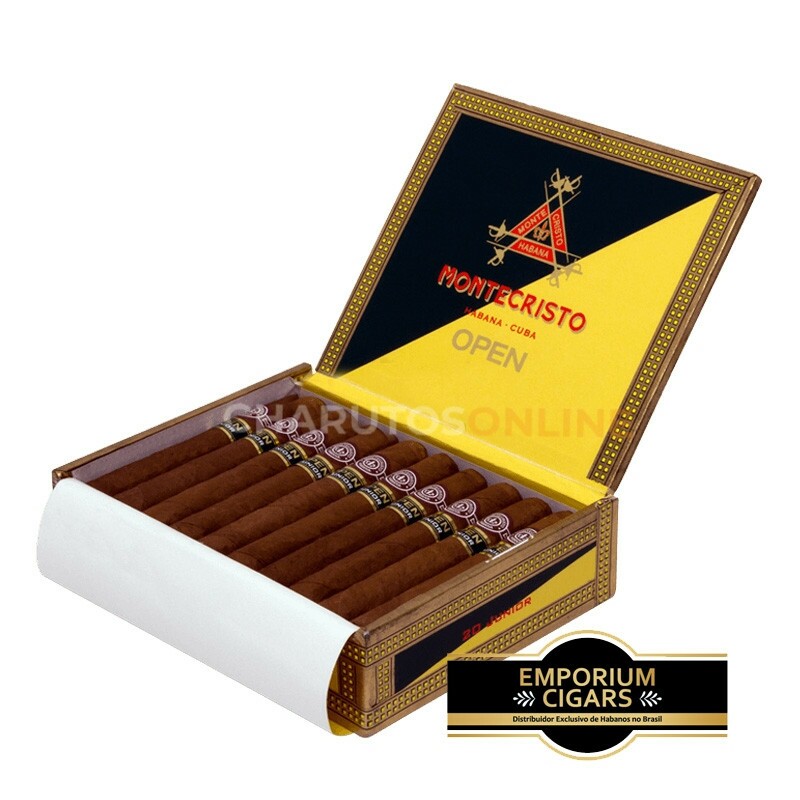Charuto Montecristo Open Junior - Caixa com 20