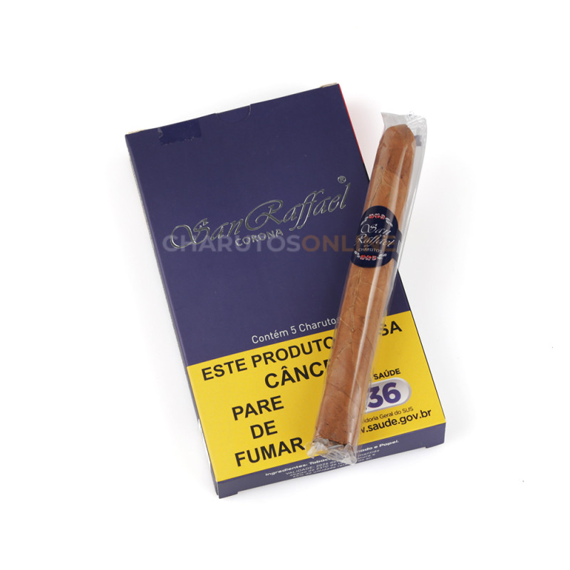 Charuto San Raffael Azul (Vanilla) - Petaca com 5
